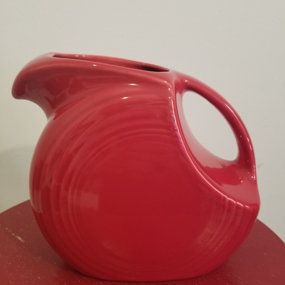 Fiesta | Dining | Fiesta Scarlet Large Disc Pitcher | Poshmark